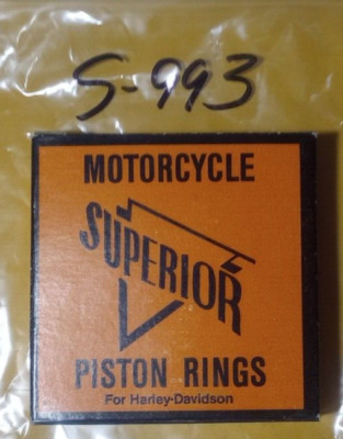 Harley-Davidson NOS 55 and Up 74" FLH Piston Ring Set 228PR 100 ...