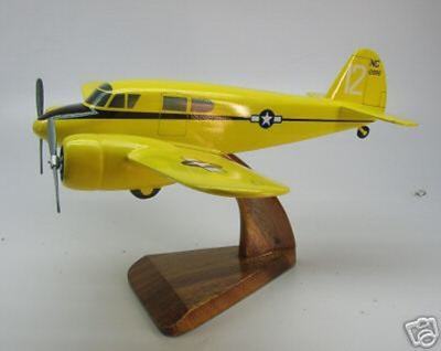 T17/UC78/T50 Bobcat T-50 Airplane Desktop Wood Model Free Shipping ...