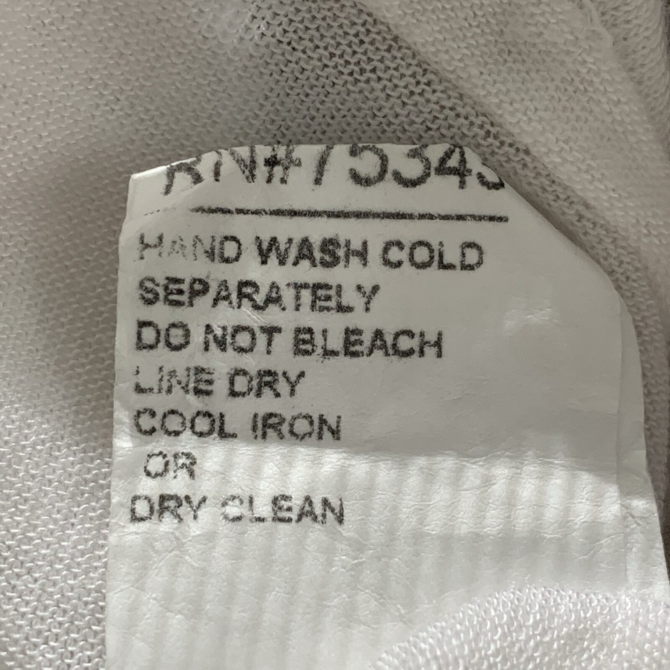 Angela Moda Italy Womens Size S Silk White Blue Gray Pink Floral Print ...