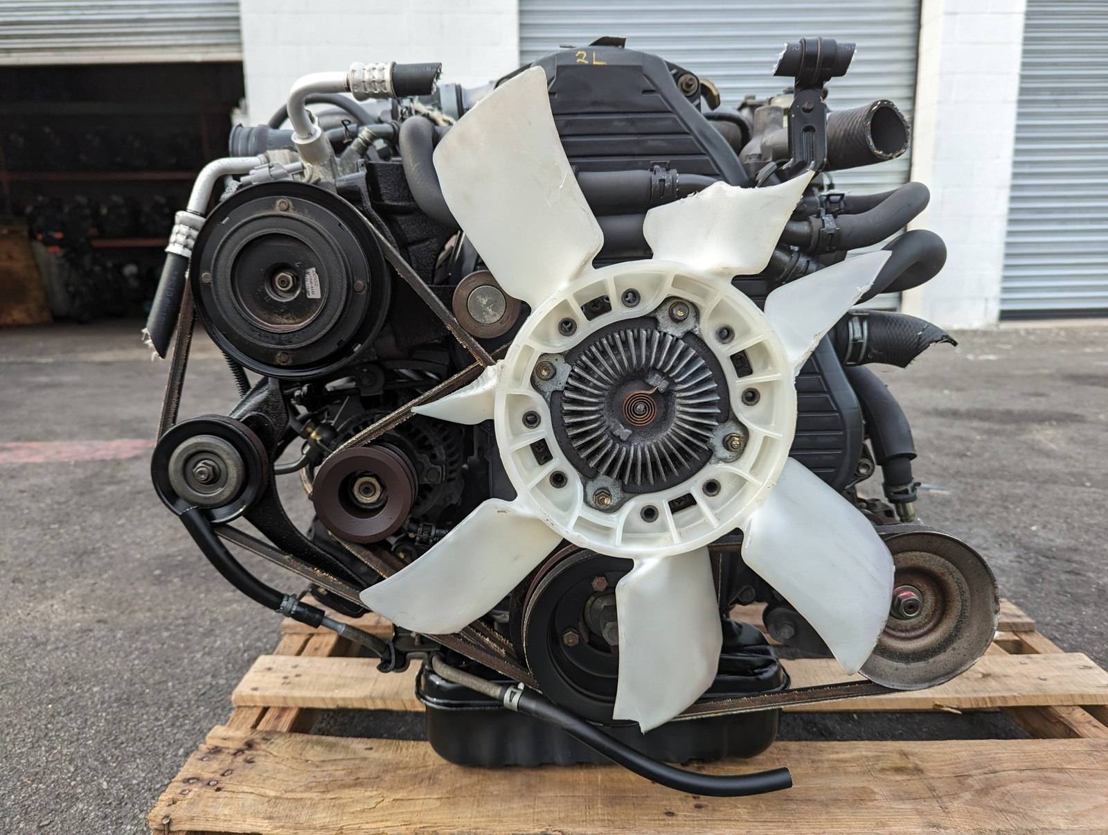 Toyota Crown LXS11 2.4L Turbo Diesel Engine Trans JDM 2LTE 453730 Ships ...