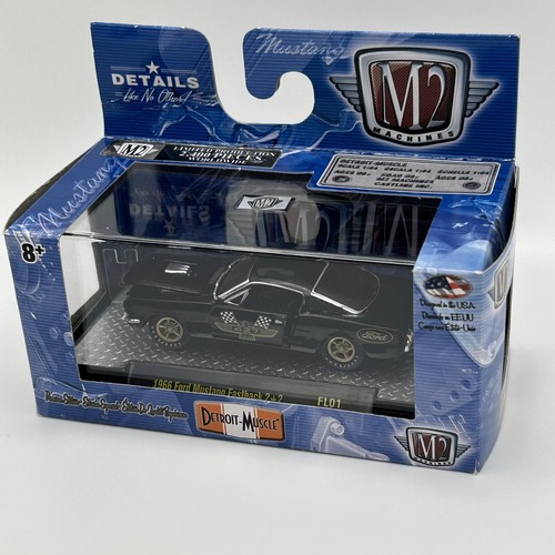 M2 Machines 1:64 1966 Ford Mustang Fastback 2+2 FL01 18-13 Fun Lines ...