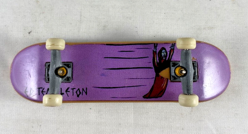 Ed Templeton Toy Machine Tech DeckSkateboard Fingerboard Purple Ghost ...