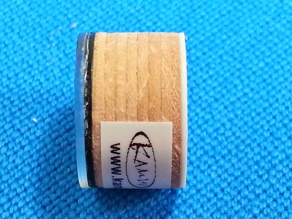 (1) Genuine S KAMUI BROWN CLEAR Pool Cue Tip ( SOFT ) - w/ serial ...