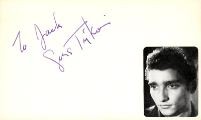 Gus Trikonis Signed Auto 3x5 Index Card West Side STory | eBay