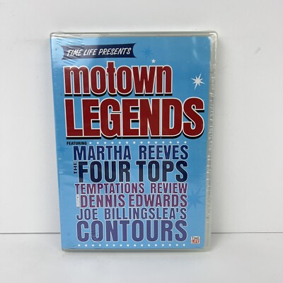 Time Life Motown Legends Martha Reeves Four Tops Temptations DVD New ...