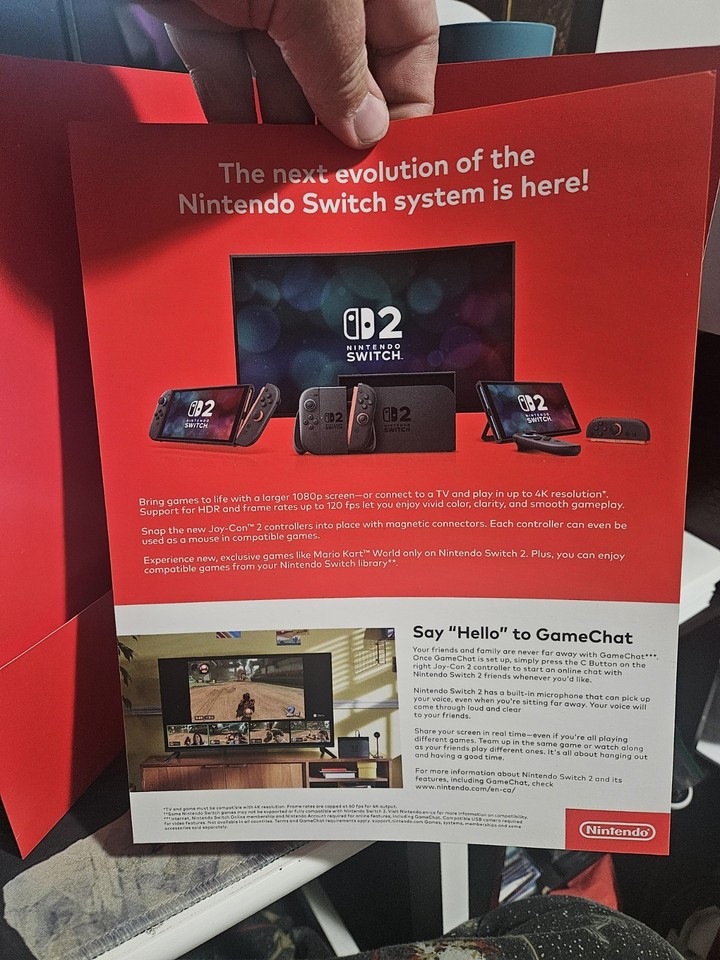 Nintendo Switch 2 Promotional Launch Kit, EB GAMES promo Merch | eBay