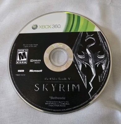 The Elder Scrolls V Skyrim Platinum Hits Microsoft Xbox 360 Disc Only ...