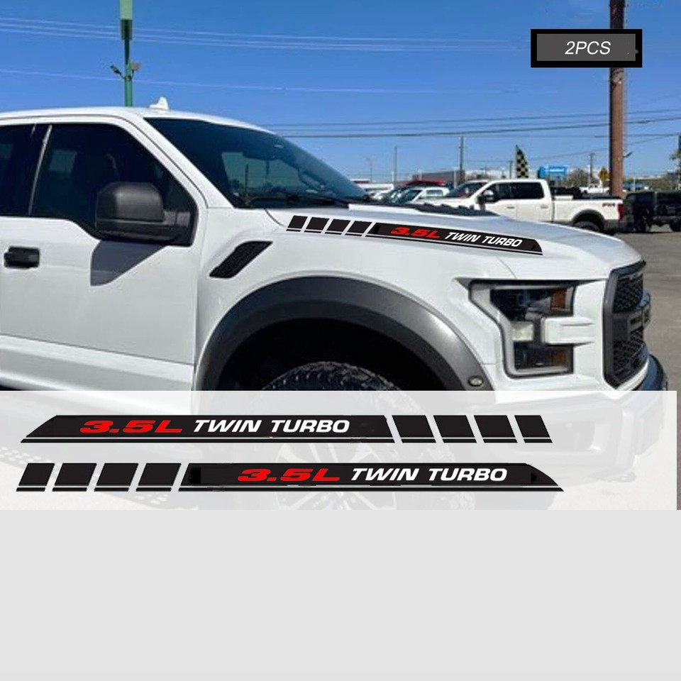 3.5L Twin Turbo Truck Engine Hood Decals Car Sticker Emblem for Ford ...