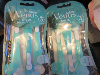 Venus Miami Sunrise Smooth Disposable 6 Razors | eBay