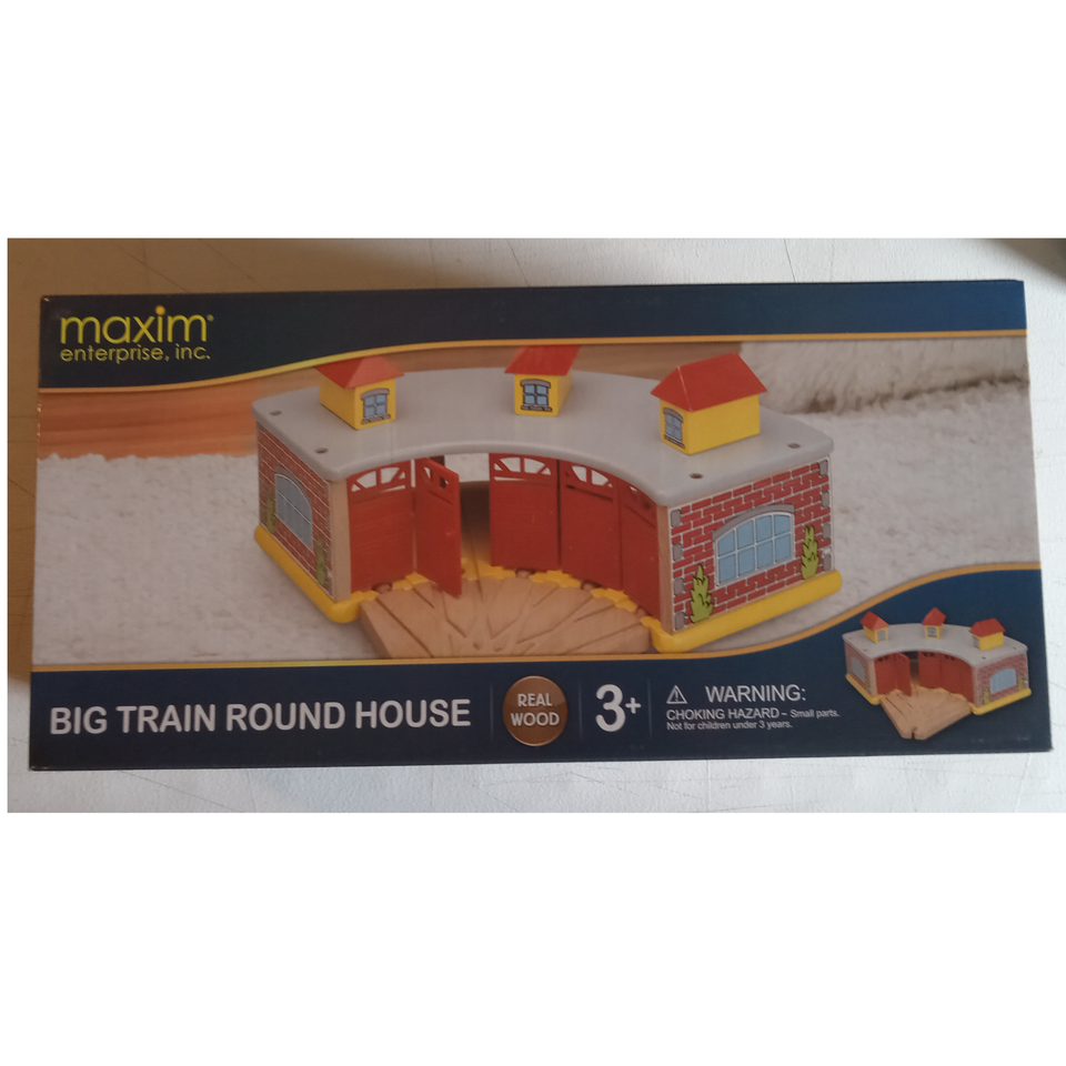 Wood Train Roundhouse! NEW! From Maxim Trains! | eBay