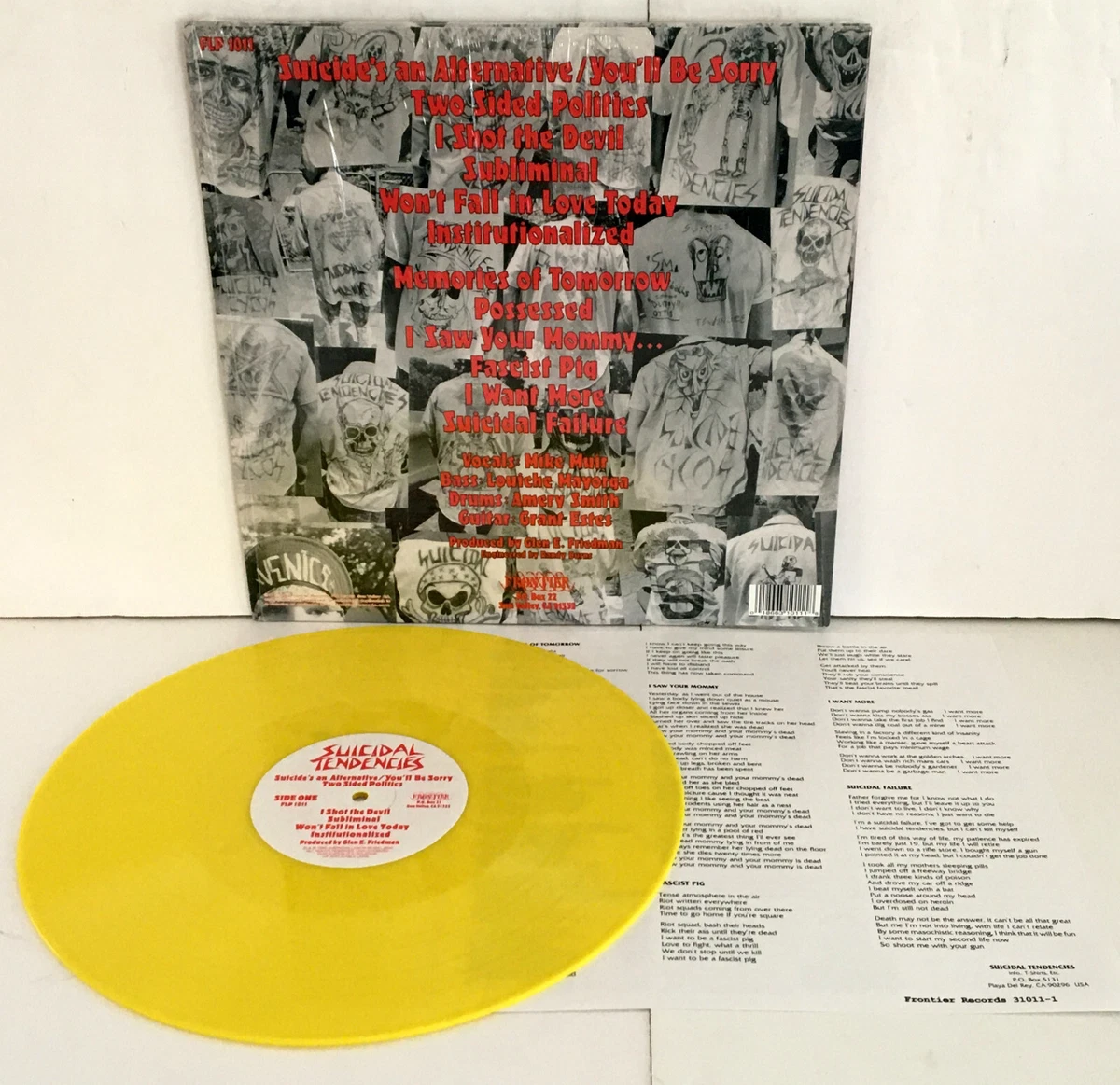 Suicidal Tendencies Institutionalized Lyrics