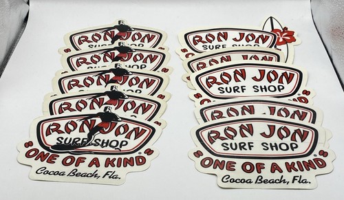 Ron Jon Surf Shop Stickers “One Of A Kind” Cocoa Beach Florida FL- Lot ...