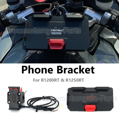 Wireless Charging Phone Holder Navigation Bracket Kit For BMW R1250RT ...