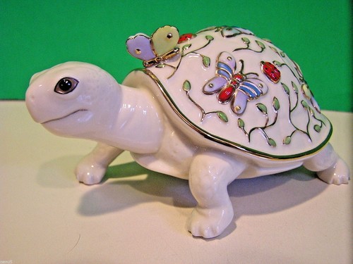LENOX SUMMER ENCHANTMENT TURTLE Artist Parvaneh Holloway sculpture NEW ...