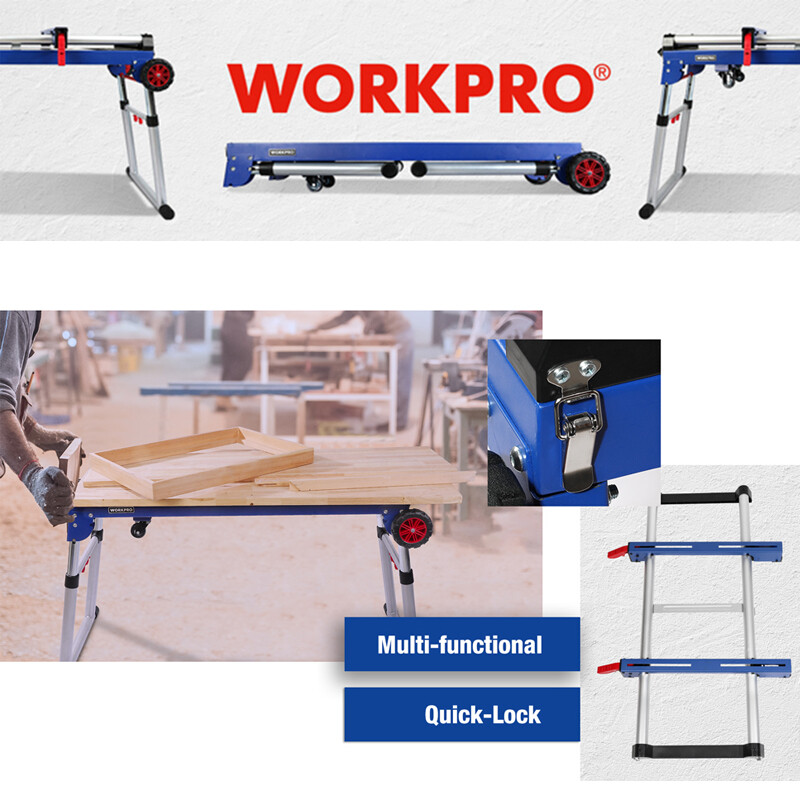 Delta Miter Saws 5-in-1 Portable Workbench Miter Saw Stand Quick ...