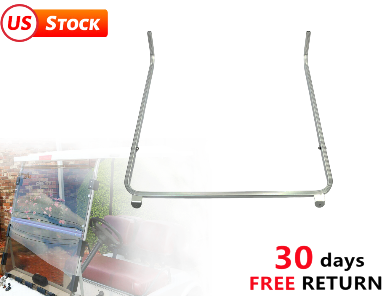 For 82-99 Ezgo txt Club Car DS Carry Front Roof Canopy Support Strut ...