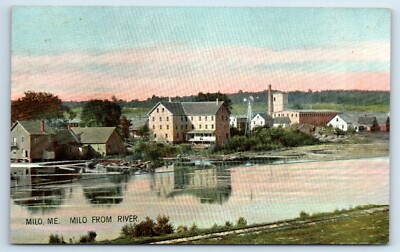 Postcard Milo from River, Maine A174 | eBay