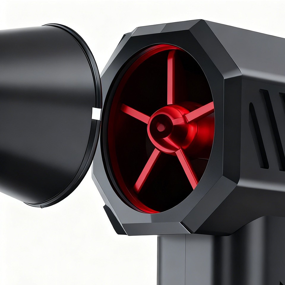 Snow Blower for Car 6-Gear Adjustable Dryer Fan Hand Held Snow Blower ...