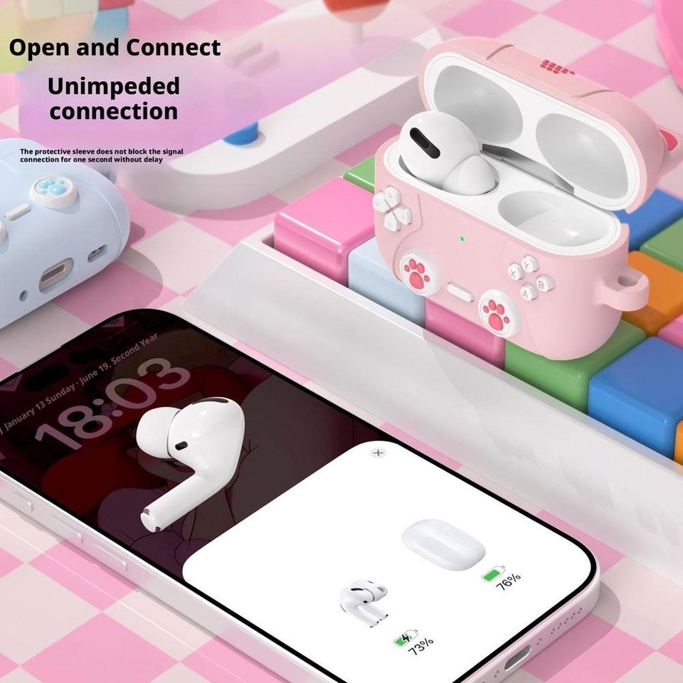 Cat Claw Shaped Headphones Protective Silicone Case 3 For AirPods Pro ...