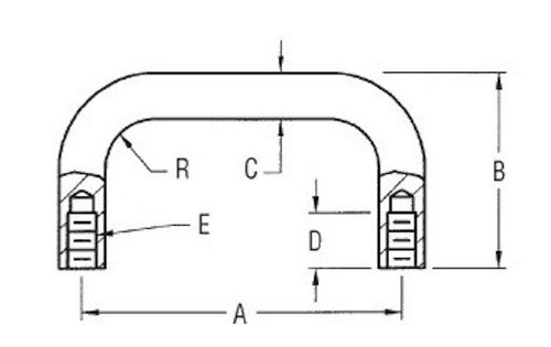 50 ea Keystone 1" x 2" Instrumentation Drawer Handles | eBay