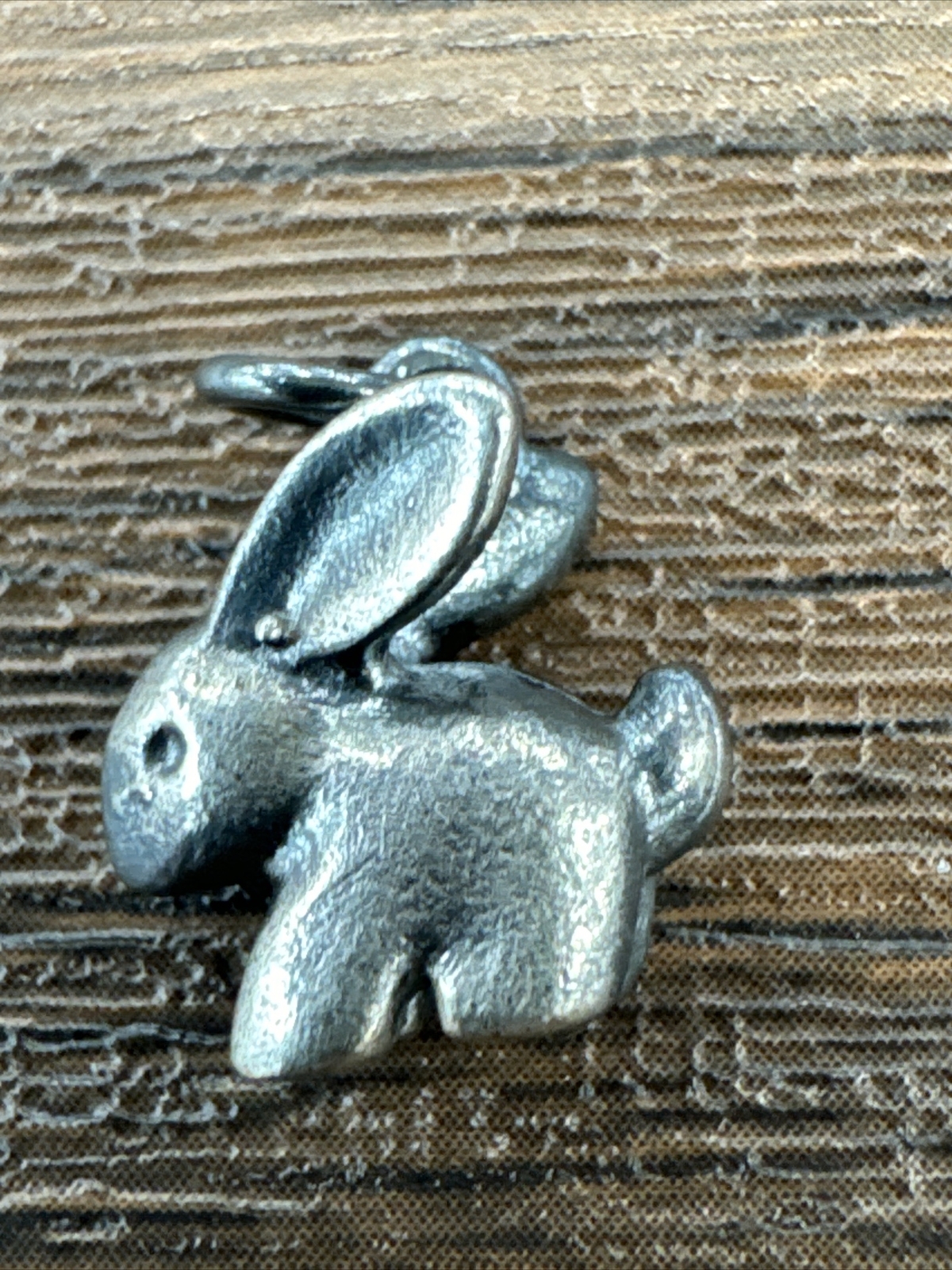 James Avery Sterling Silver 3D Rabbit Bunny Charm - Gem