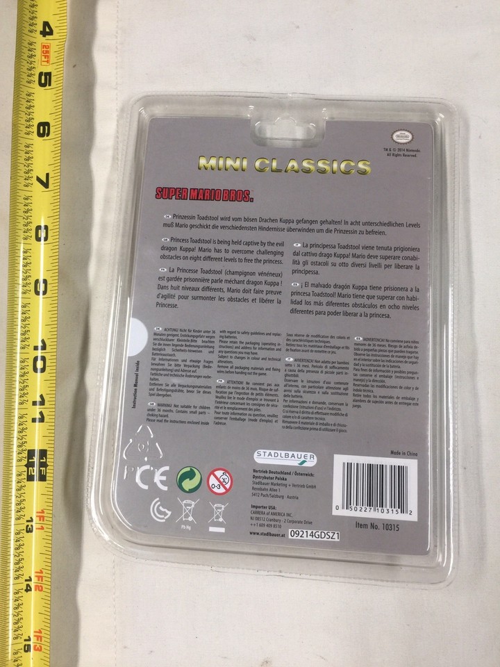 Nintendo Mini Classics Super Mario Bros Brothers Video Game & Watch ...