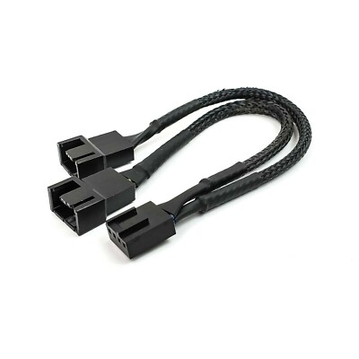 PWM Y Kabel Adapter 4-Pin Lüfter Y 4-polig Splitter 1x Buchse 2x ...