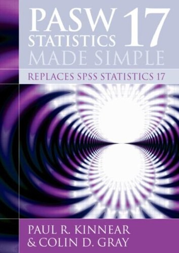 Pasw Statistics 17 Fabriqué Simple Livre de Poche Colin D Kinnear, Paul ...