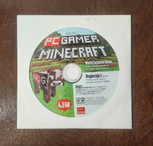 Minecraft Demo June 2011 PC Gamer | eBay