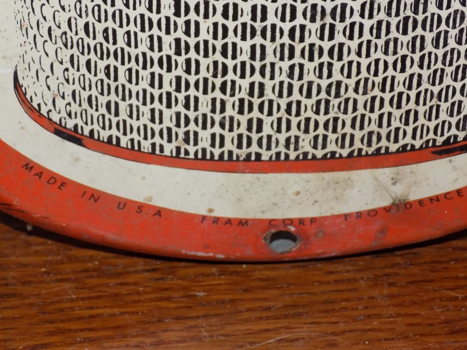 Vintage Fram Filter Service Metal Thermometer | eBay