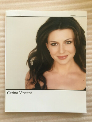Cerina Vincent #2 , original talent agency headshot photo with credits ...