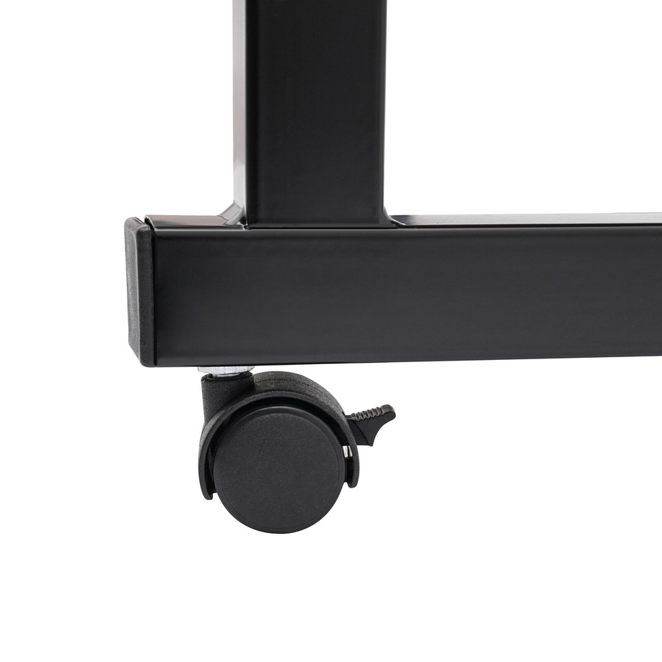 3-Tier Adjustable Height Computer Desk With Usb Ports And Plugs Movable ...