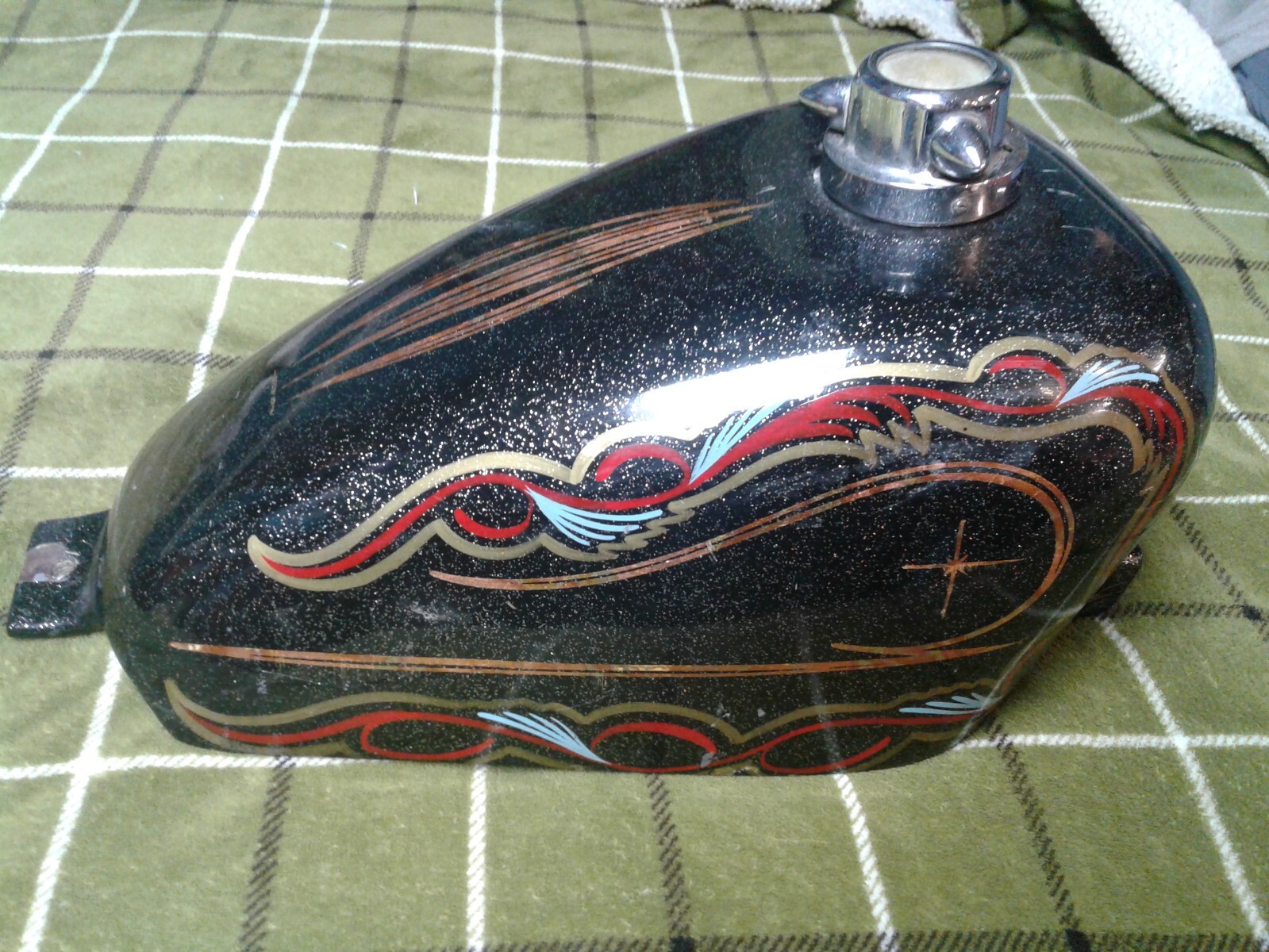 Gold Leaf Paint Motorcycle