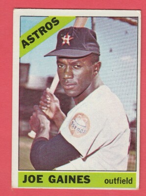 1966 Topps # 122 Joe Gaines -- Astros -- Box 118-543 | eBay