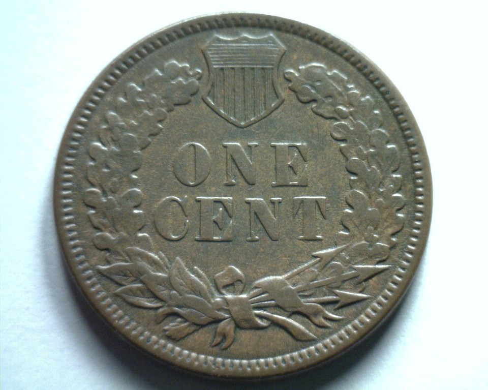 1883 INDIAN CENT PENNY EXTRA FINE XF EXTREMELY FINE EF NICE ORIGINAL ...