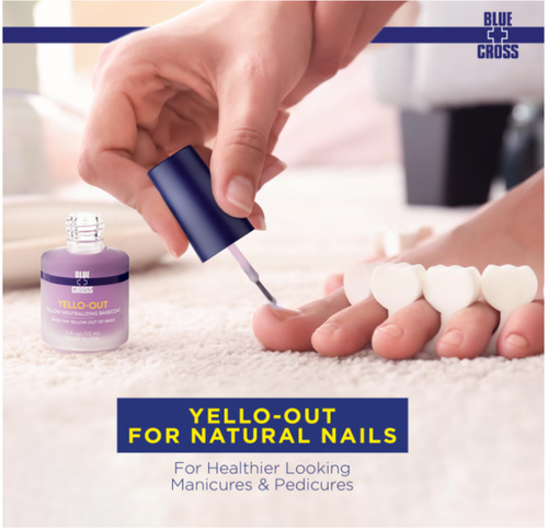 Blue Cross Yello Out Nail Care, Yellow-Neutralizing Basecoat, Purple ...