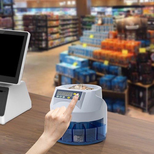 Coin Counter Counter Digital Automatic Electronic Coin Sorter Machine ...