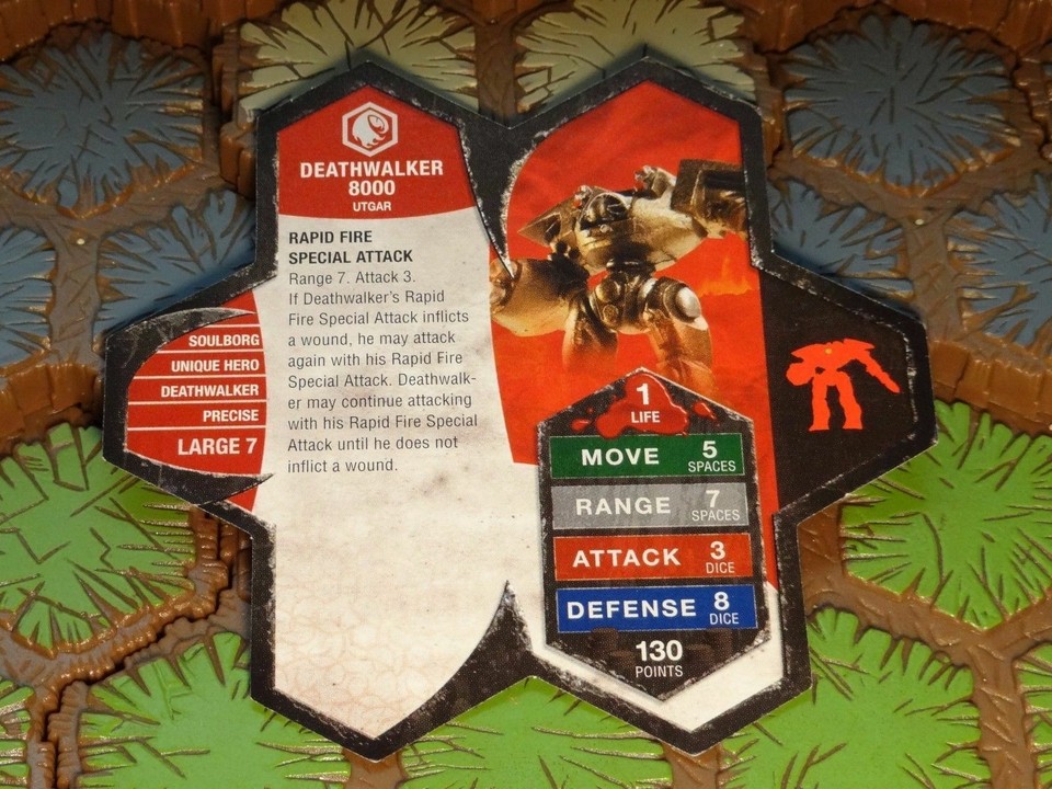 Deathwalker 8000 - Heroscape- Orm's Return- Heroes of Laur - Free Ship ...