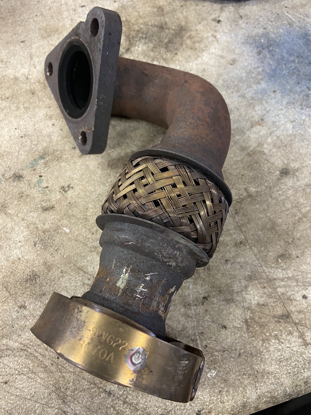 2011 - 2017 F250 6.7L POWERSTROKE TURBO DIESEL LEFT SIDE TURBO UP PIPE ...