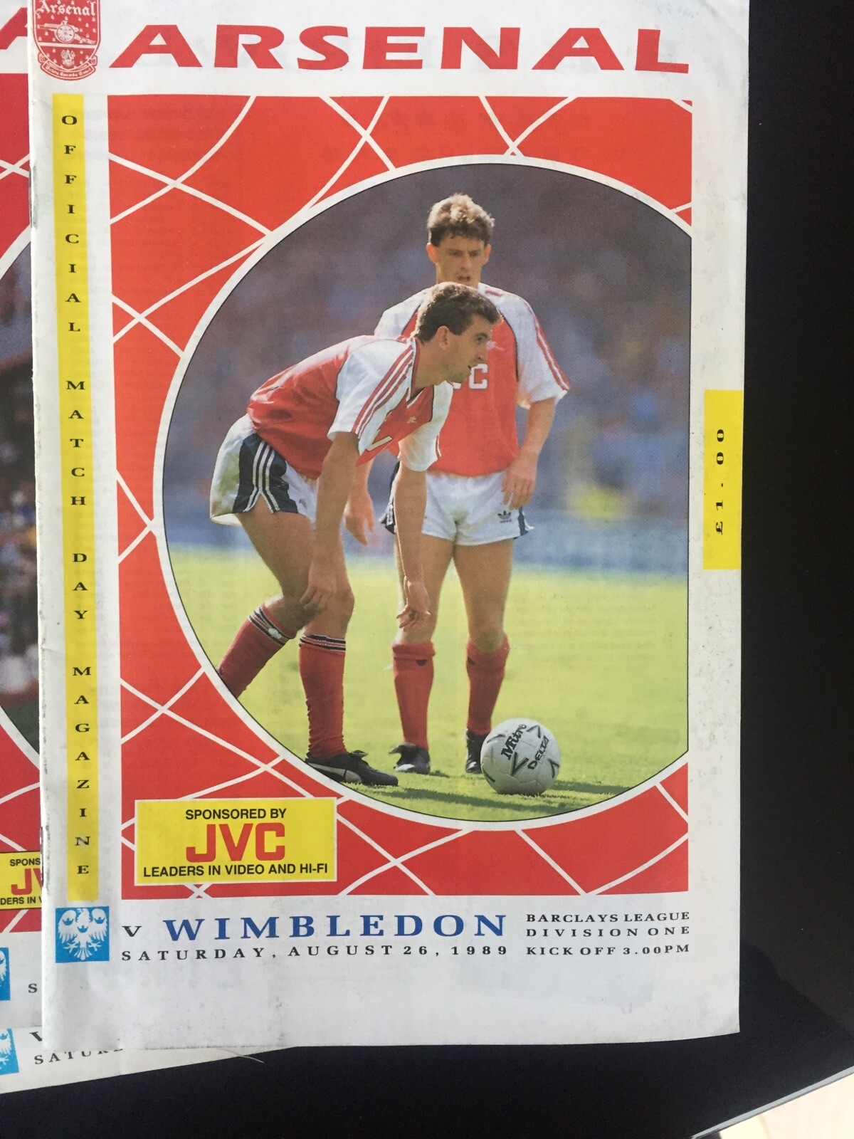Arsenal FC - 1989-1990 Season - Home and Away Football Programmes *(25 ...