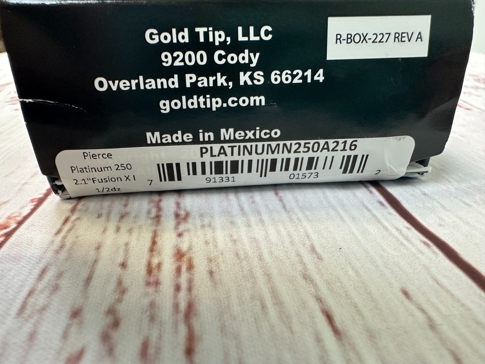 Gold Tip Kinetic Pierce Platinum 250 Hunting Carbon Microdiameter ...