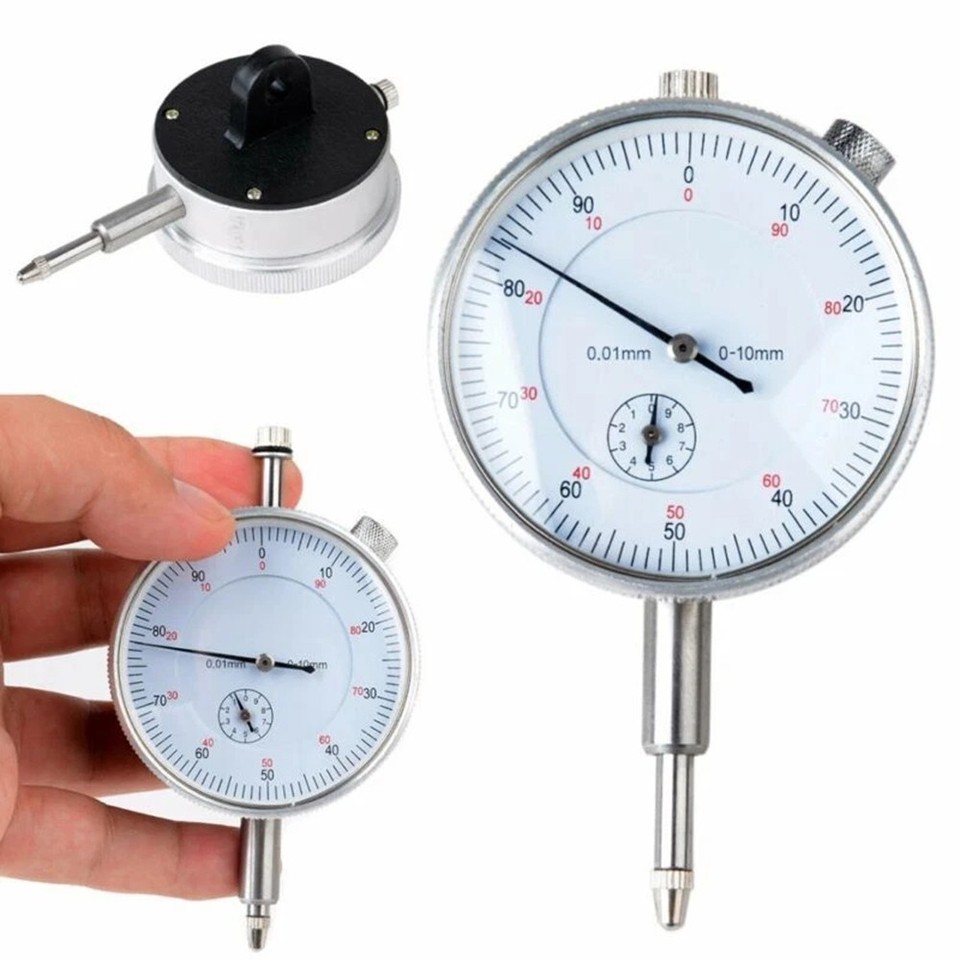 0-10MM Precision DTI Clock Metric Test Outer Measuring Dial Gauge ...