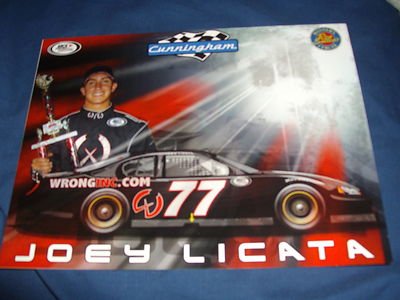 2011 JOEY LICATA #77 WRONGINC.COM ARCA NON-NASCAR POSTCARD | eBay