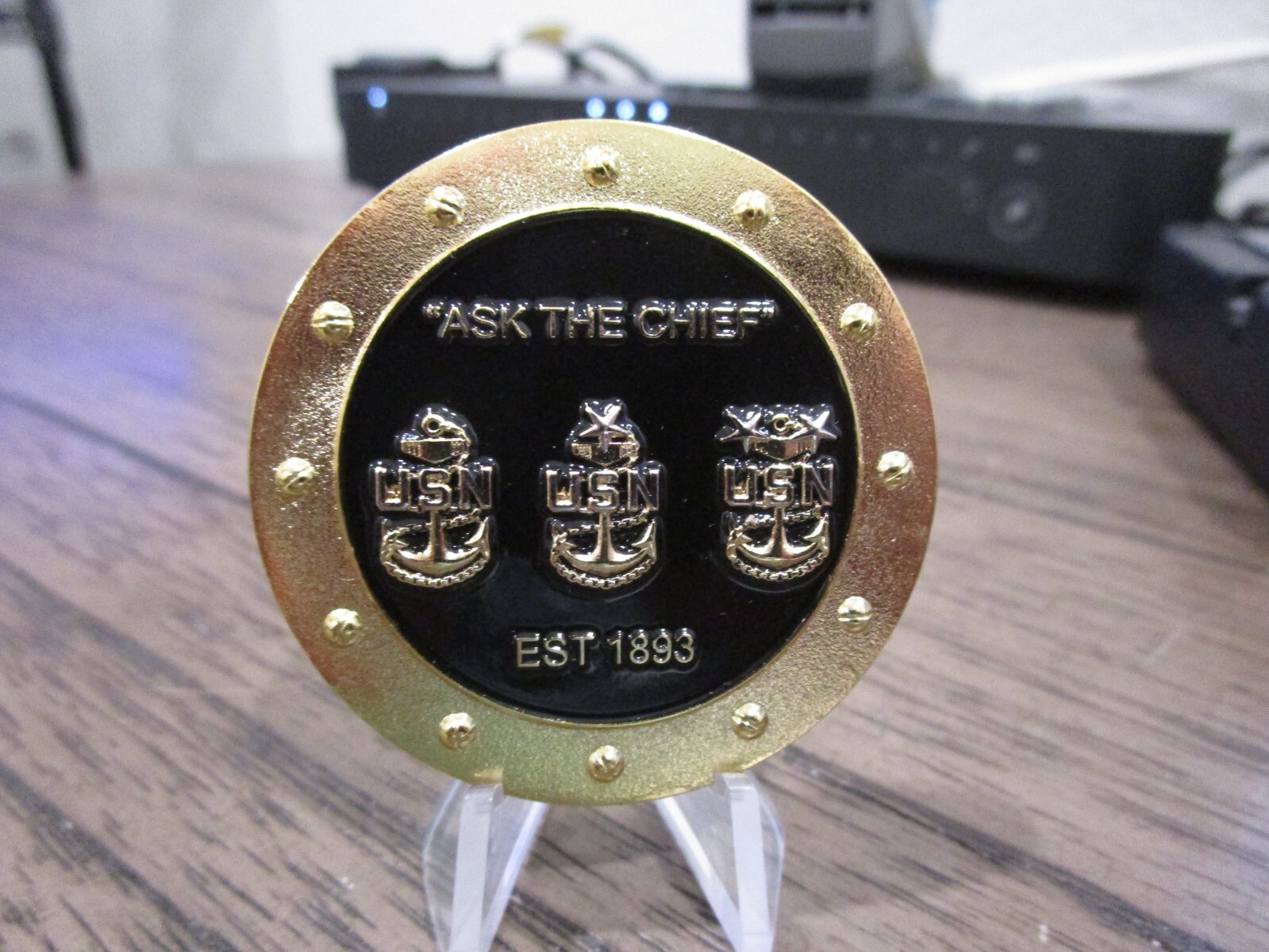 USN Navy Chief CPO Popeye Chief Petty Officer Ask the Chief Challenge ...