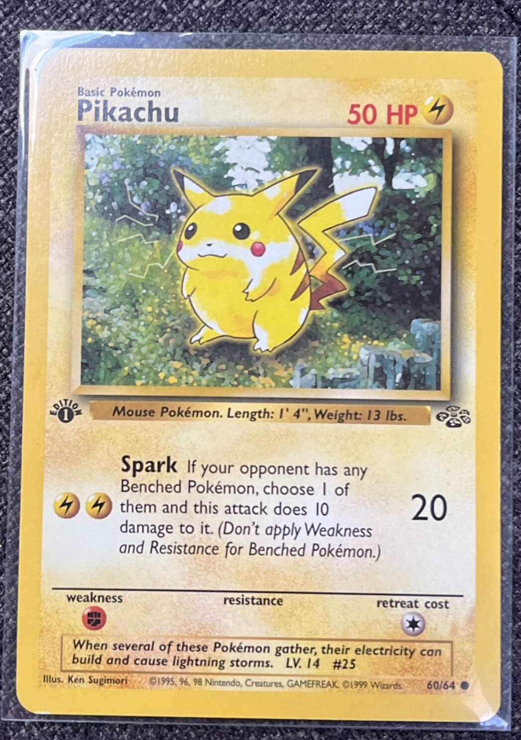 Pikachu 1999 Jungle #60/64 1st Edition Price Guide - Sports Card Investor