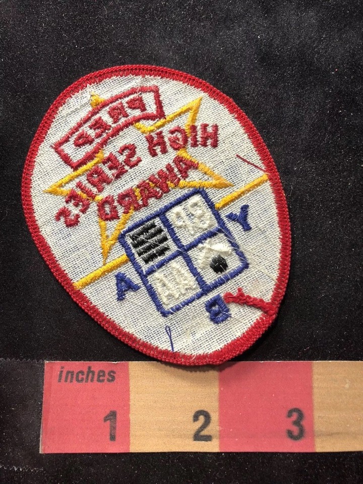 Vtg BPAA YBA PREP HIGH SERIES AWARD Bowling Patch For Bowing Shirt 87NB ...