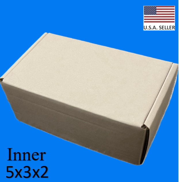 5x3x2 White Corrugated Cardboard Shipping boxes set of 50pcs | eBay