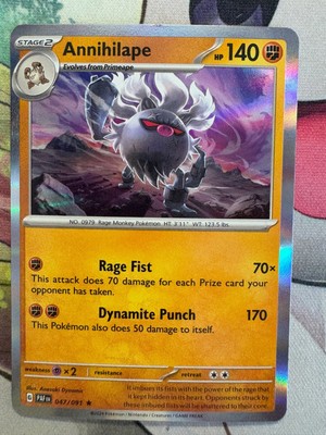 Annihilape Holo English Pokemon TCG BKBC209 | eBay