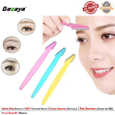 3pcs Precision Eyebrow Razors Peach Fuzz Dermaplaning Tool Facial Hair ...