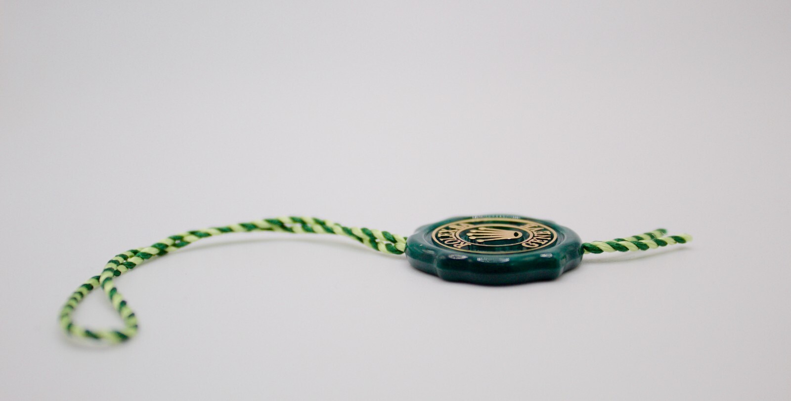 Authentic Rolex Green Hang Tag Multiple Crown Hologram Certified ...